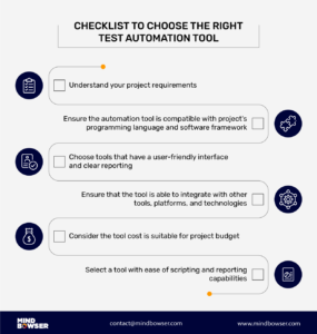 How to Select the Right Test Automation Tool for Your Project?